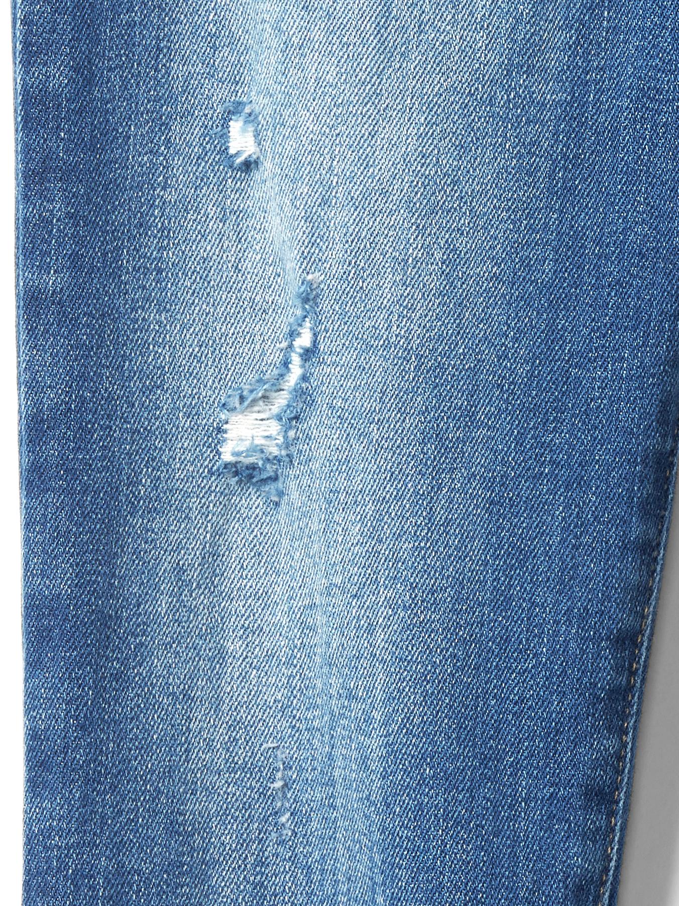 High stretch destructed skimmer jeggings | Gap