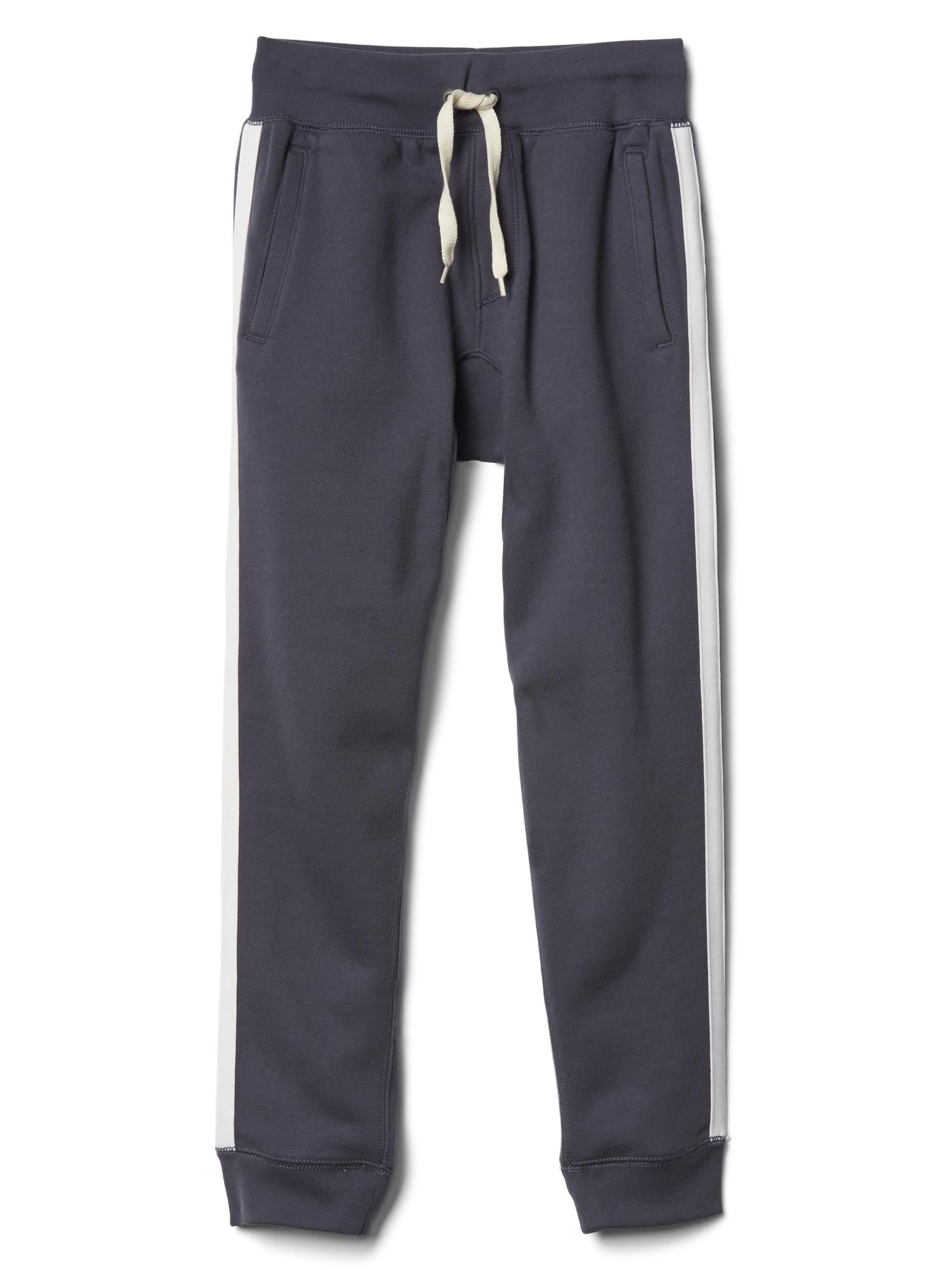 Side-stripe fleece sweats | Gap
