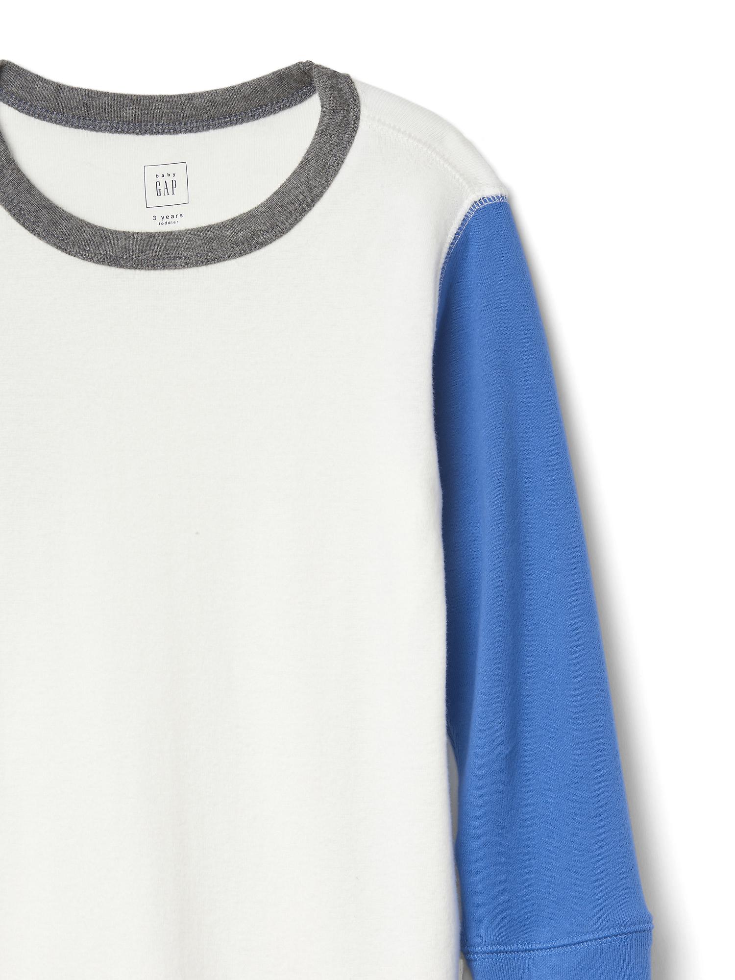 Long sleeve colorblock tee | Gap