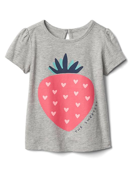 Graphic keyhole tee | Gap