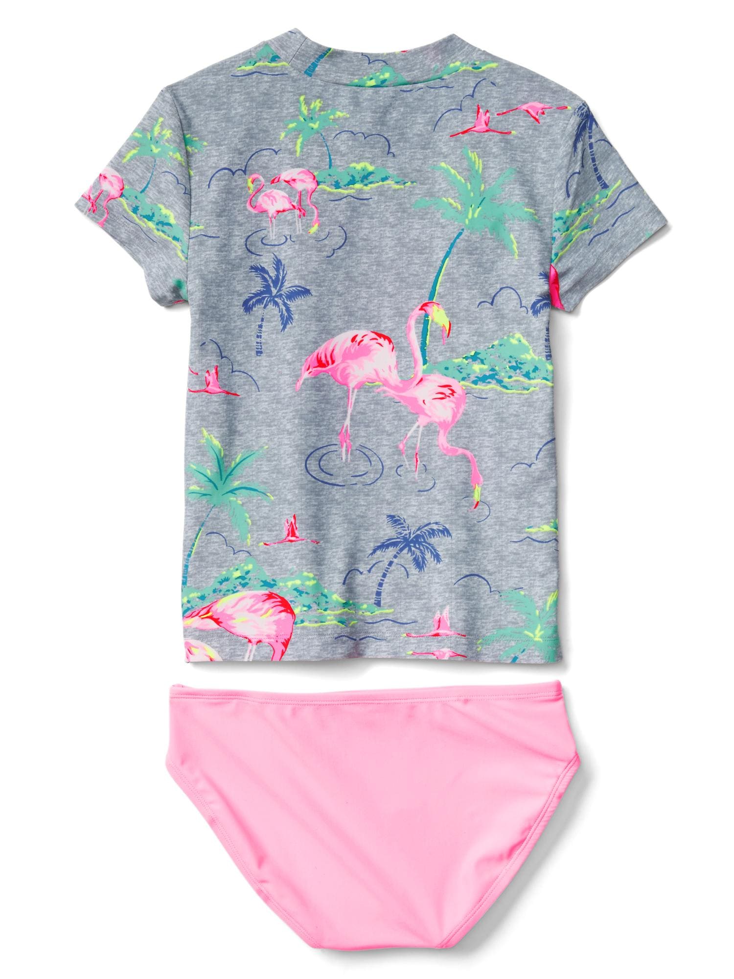 Flamingo rashguard swim two-piece | Gap