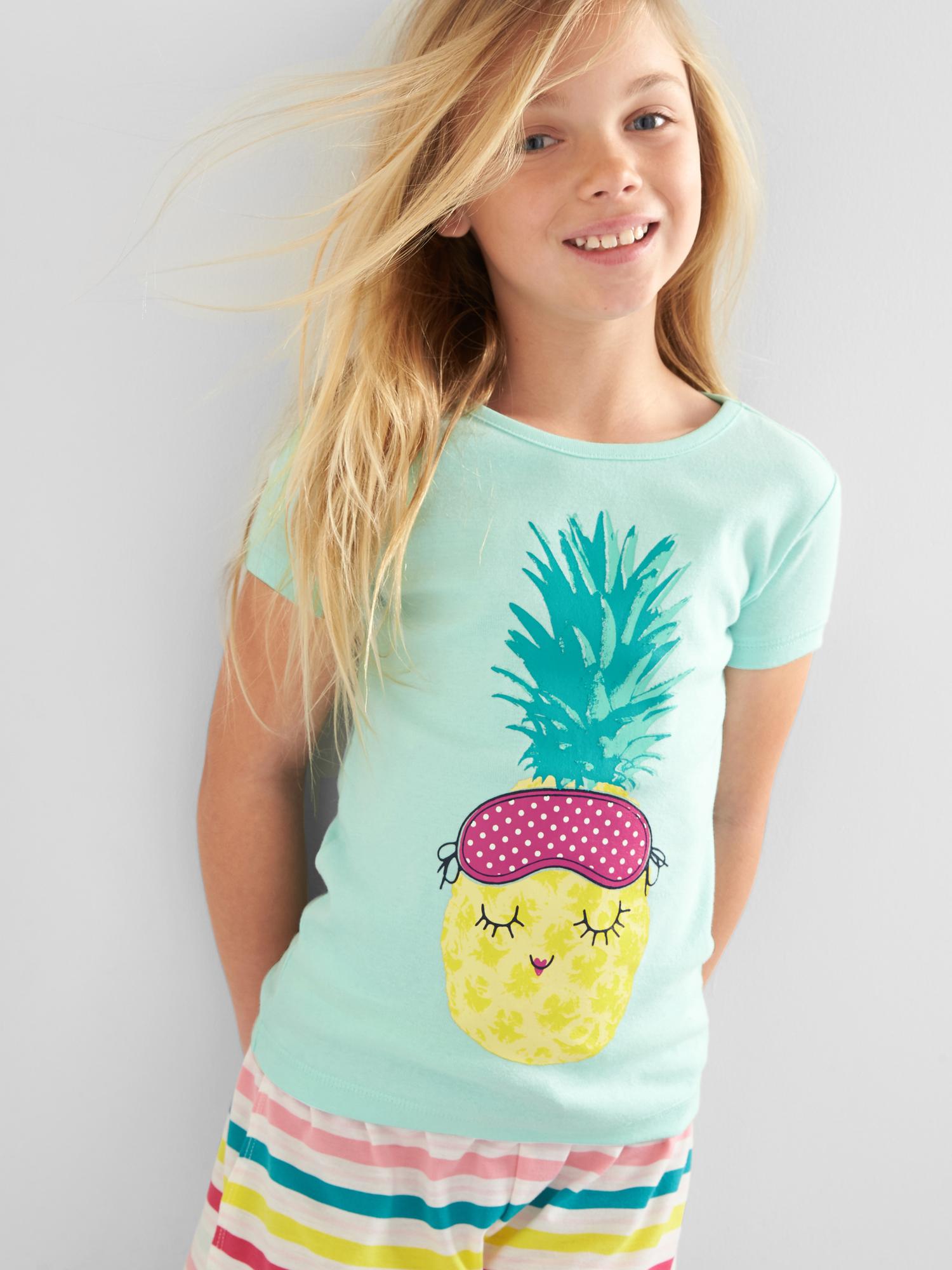 Graphic short sleeve PJ tee | Gap