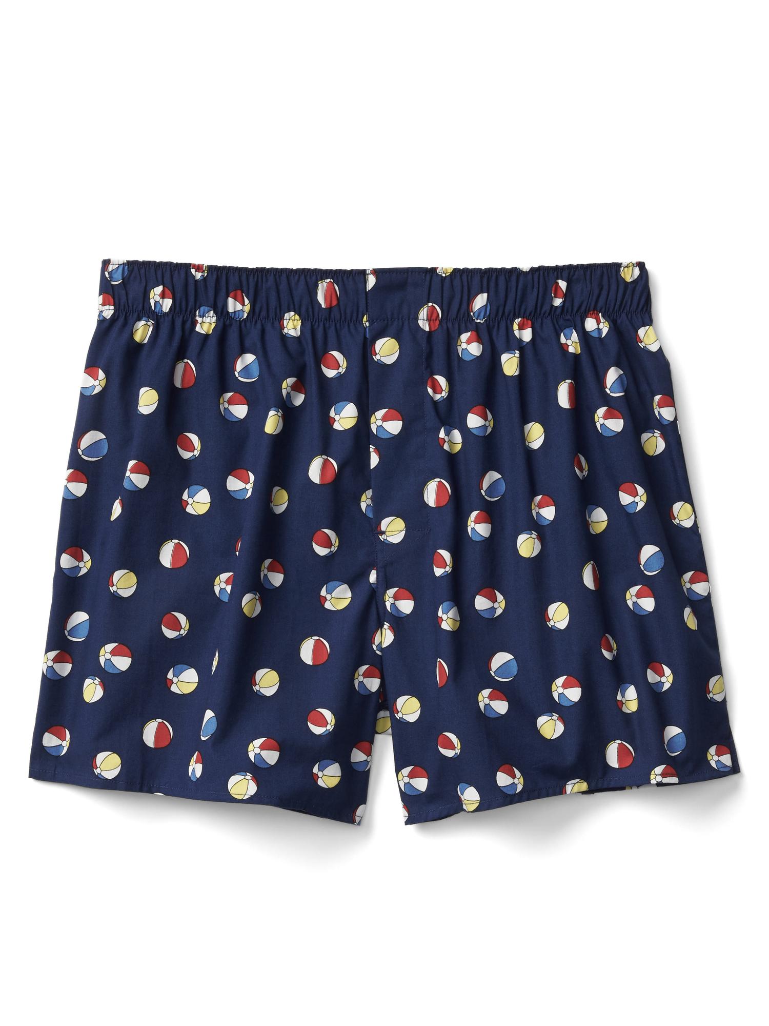 Poplin print boxers (4.5") | Gap