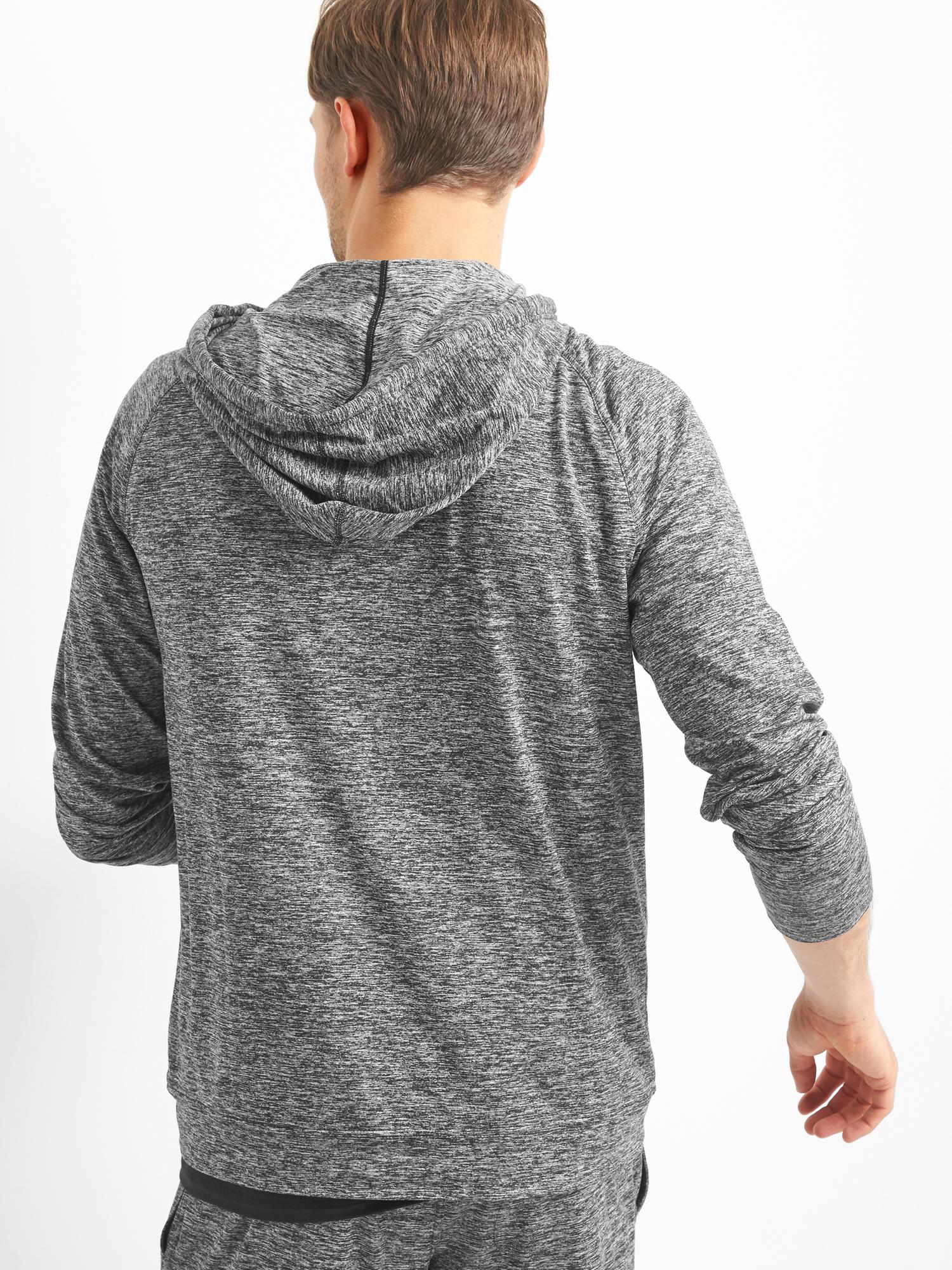GapFit brushed tech jersey hoodie | Gap