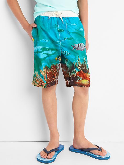 Shark reef swim trunks | Gap