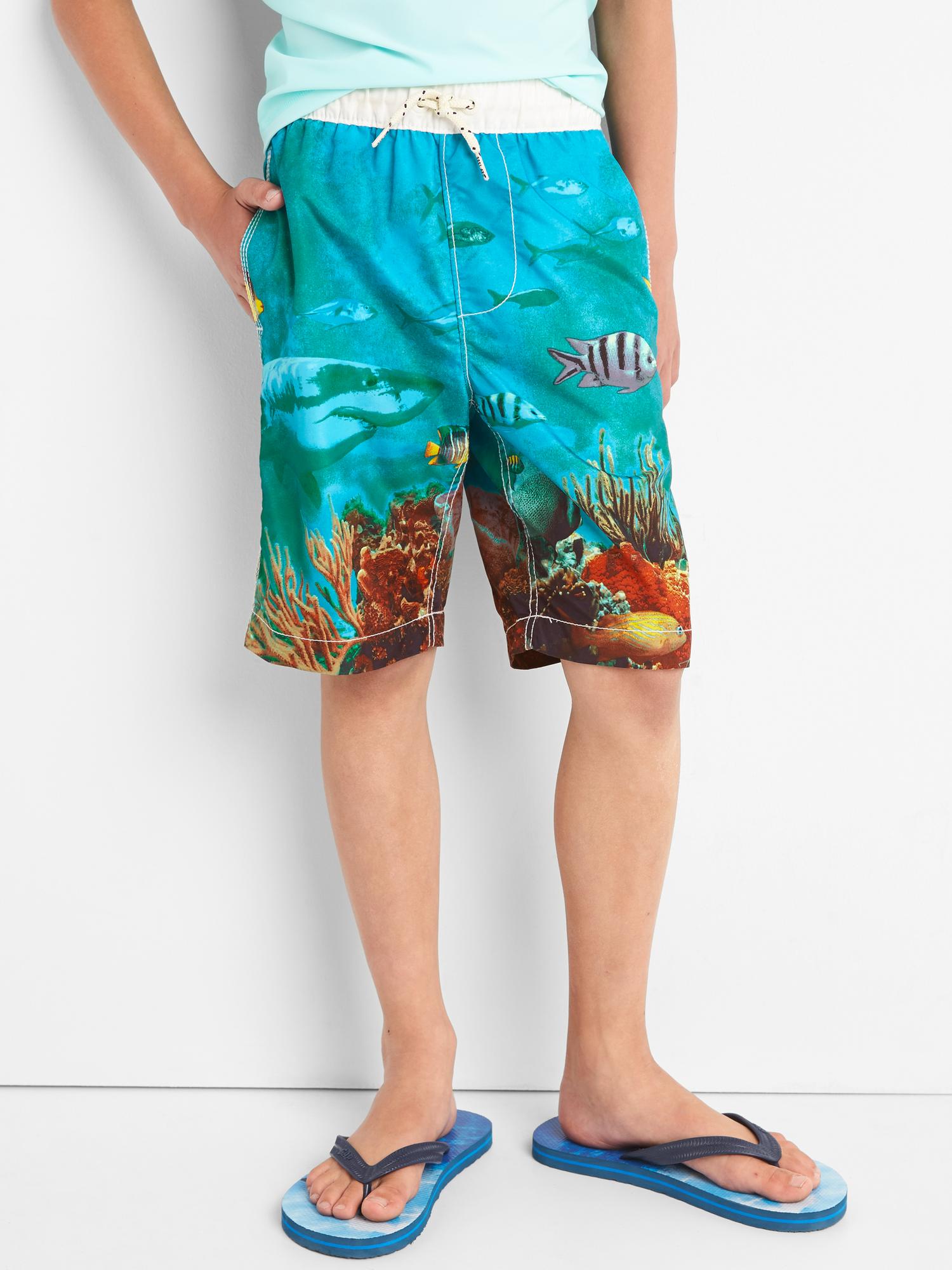 Shark reef swim trunks | Gap