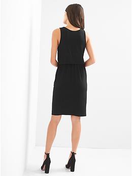 Maternity Layered Nursing Dress | Gap