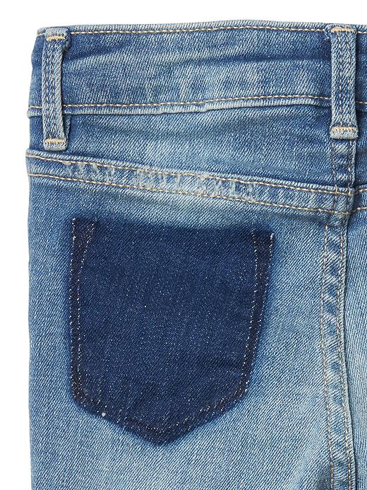High stretch rip & repair skinny jeans | Gap