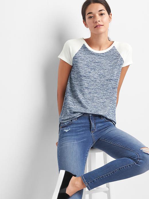 Softspun capsleeve raglan tee | Gap