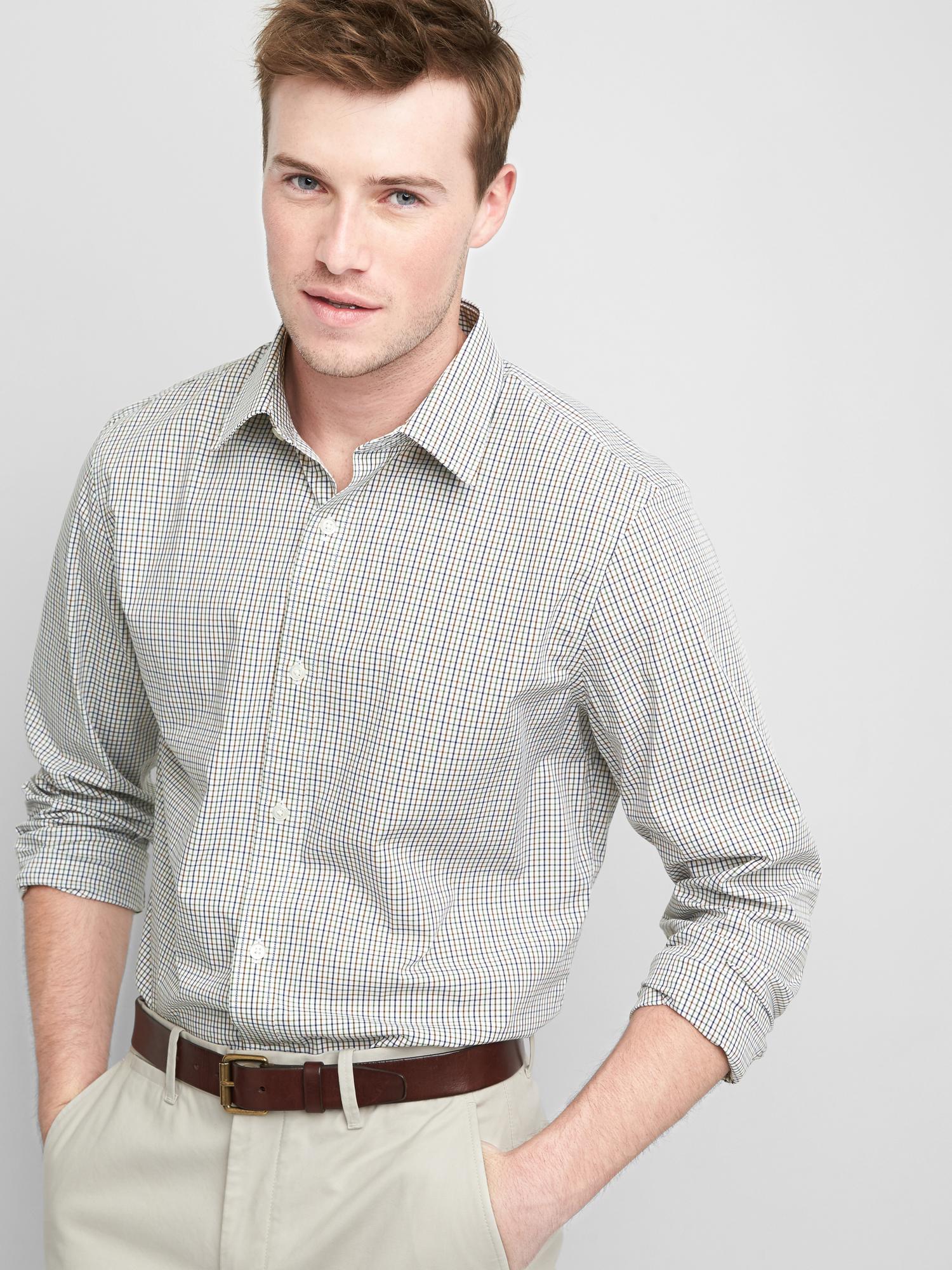 Non-Iron Slim Fit Shirt | Gap