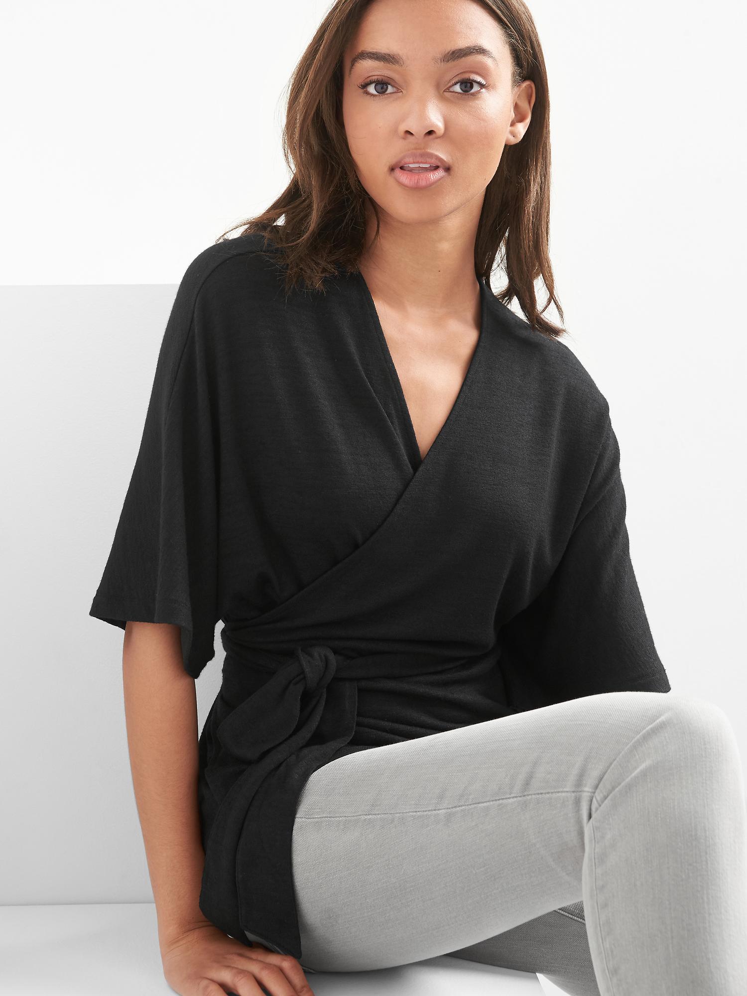 Softspun wrap top | Gap