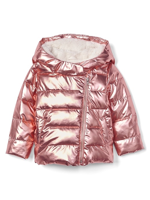 Buy Cozy rose gold puffer jacket on ezbuy SG