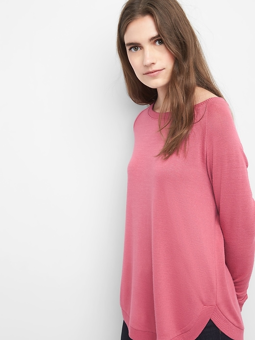 Softspun raglan tunic | Gap