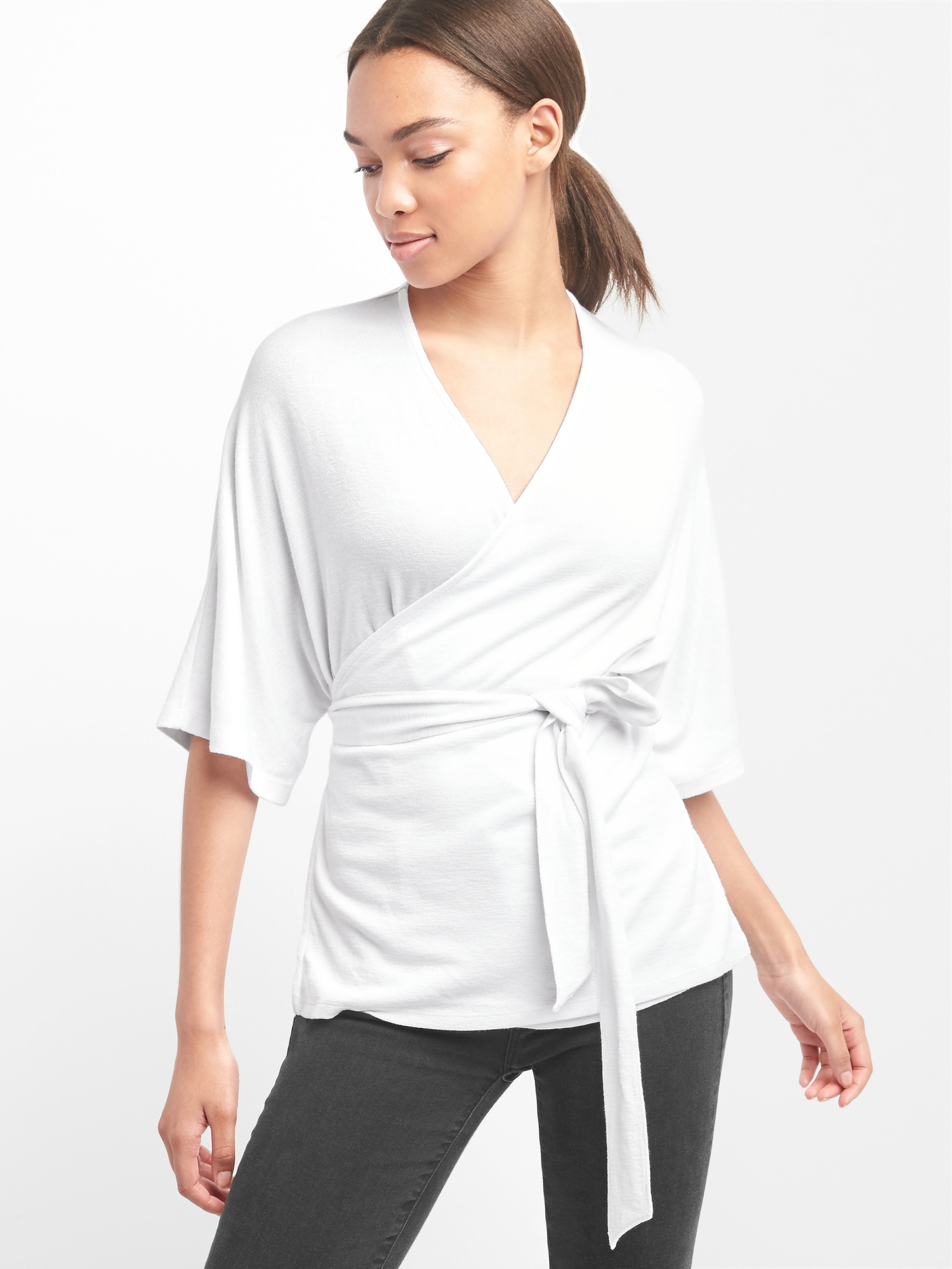 Softspun wrap top | Gap