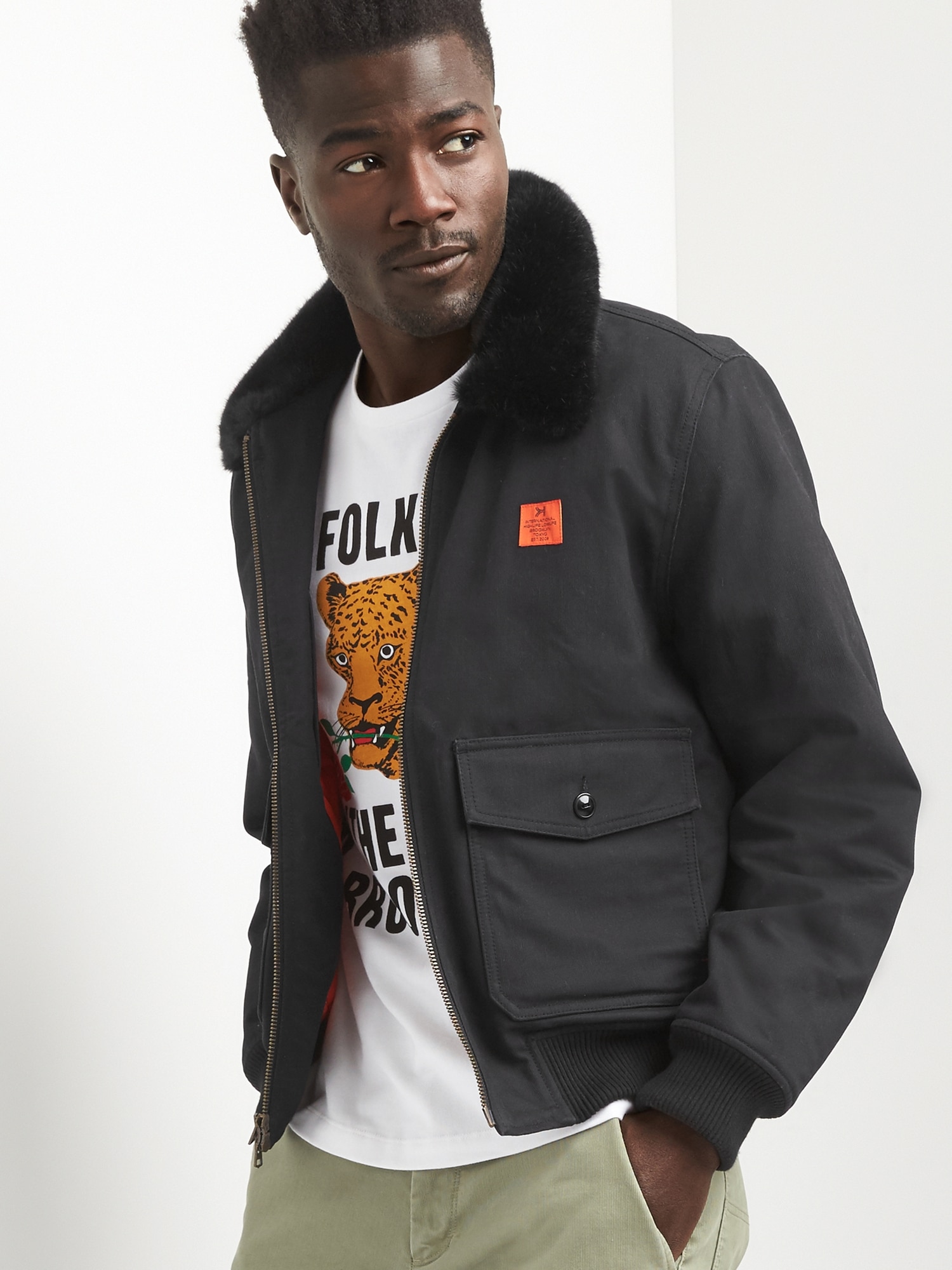 Gap + GQ Kinfolk bomber jacket | Gap