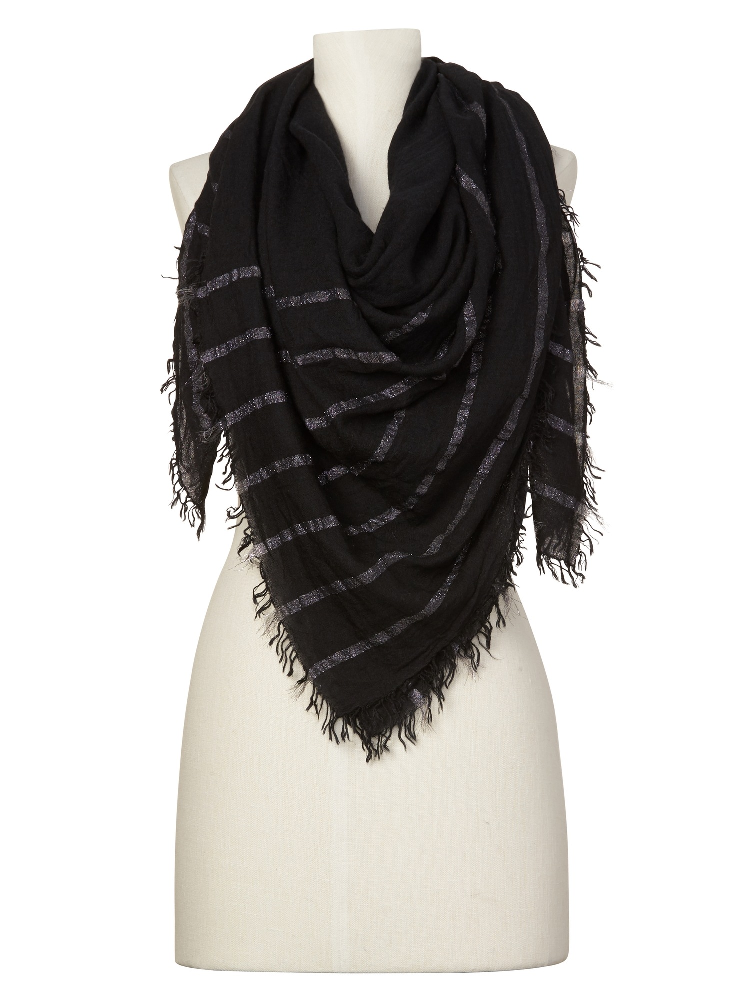 Metallic fringe scarf | Gap
