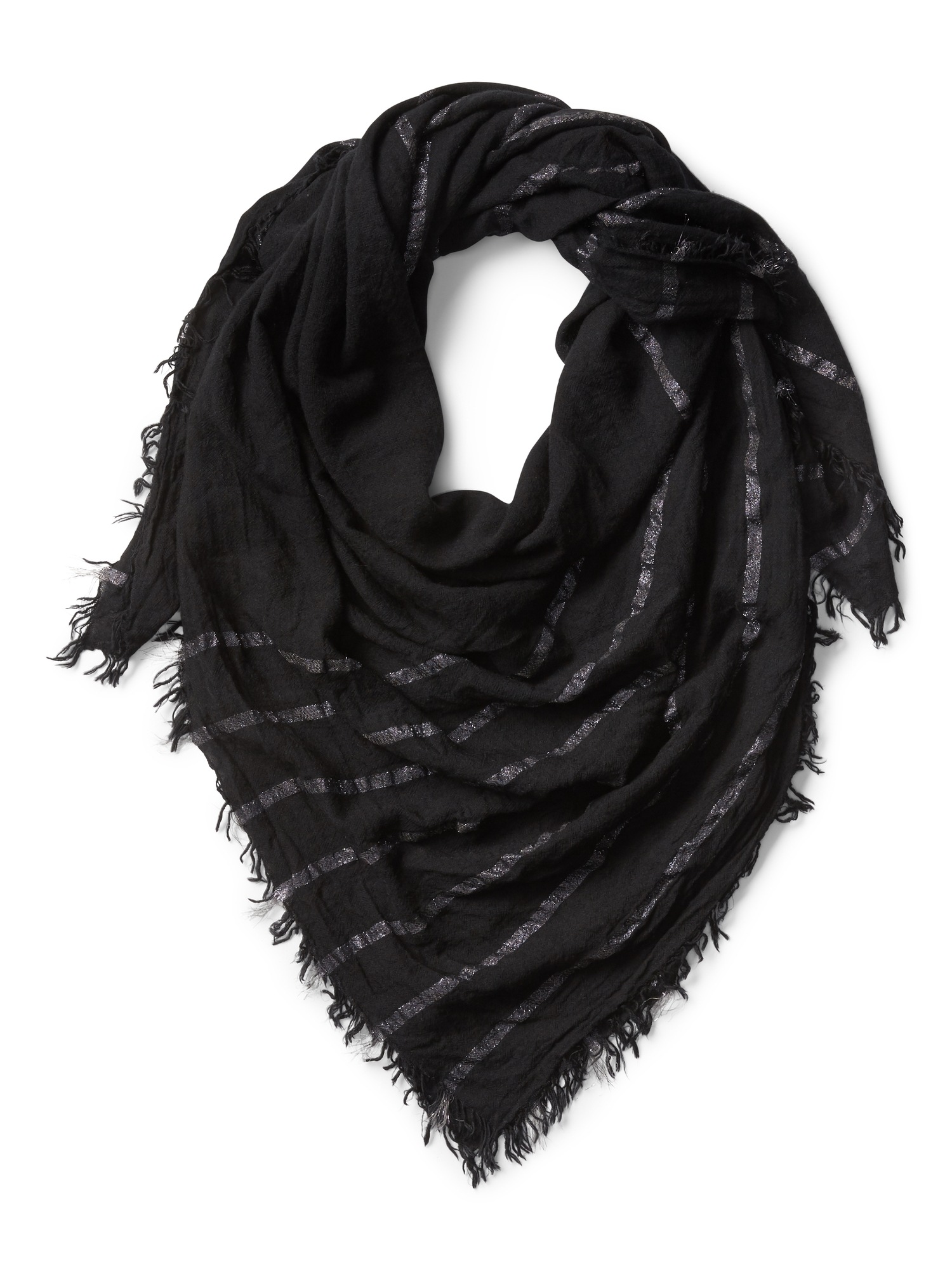Metallic fringe scarf | Gap