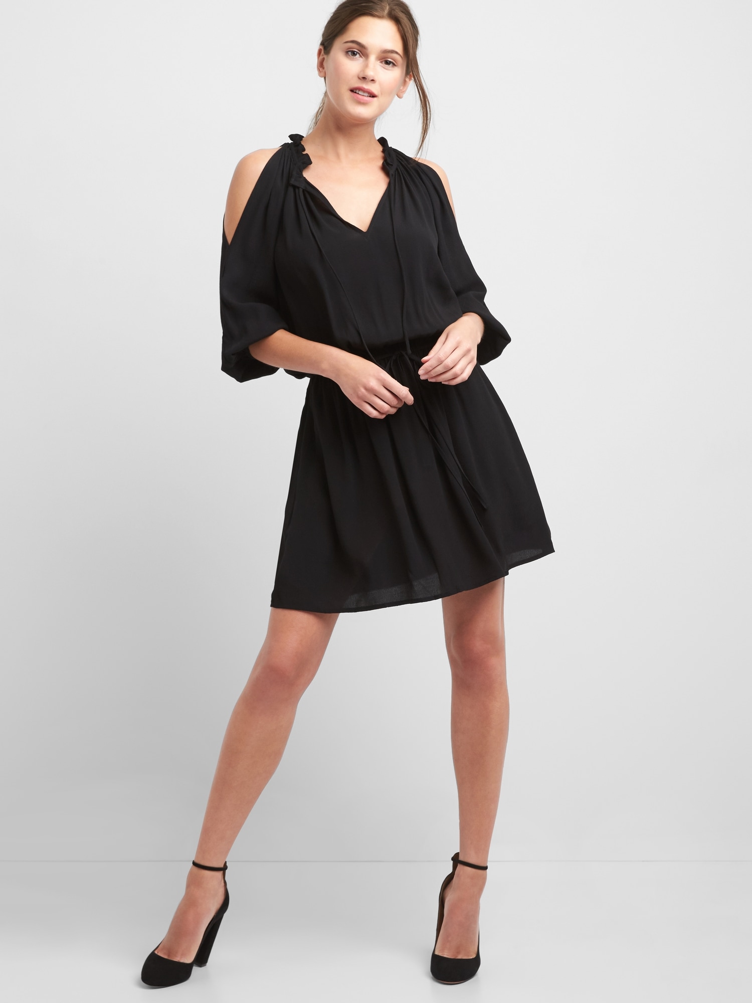Open-sleeve swing dress | Gap