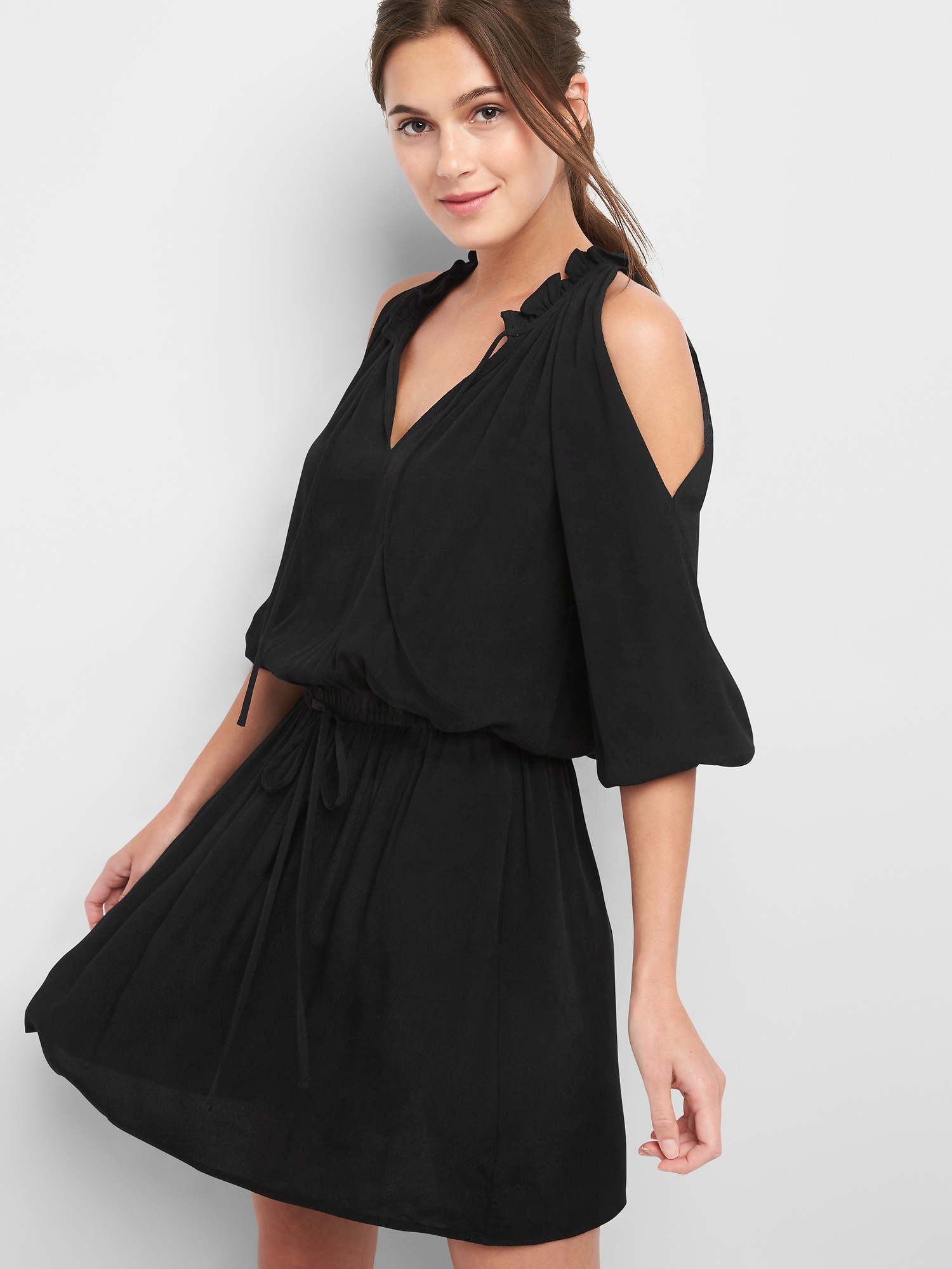 Open-sleeve swing dress | Gap