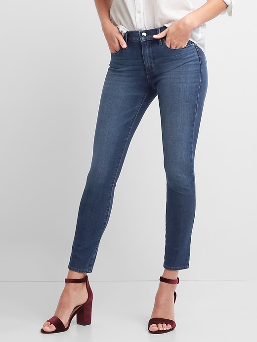 Mid Rise True Skinny Jeans in Super Slimming | Gap