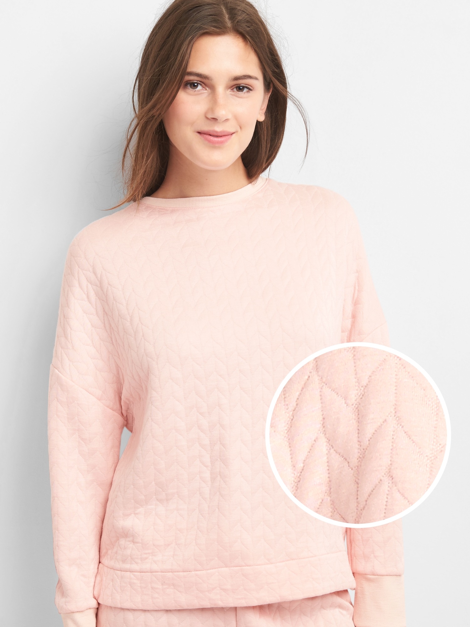 Quilted sleep pullover sweater | Gap