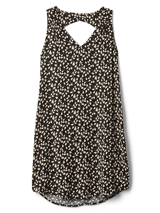Sleeveless open-back shift dress | Gap