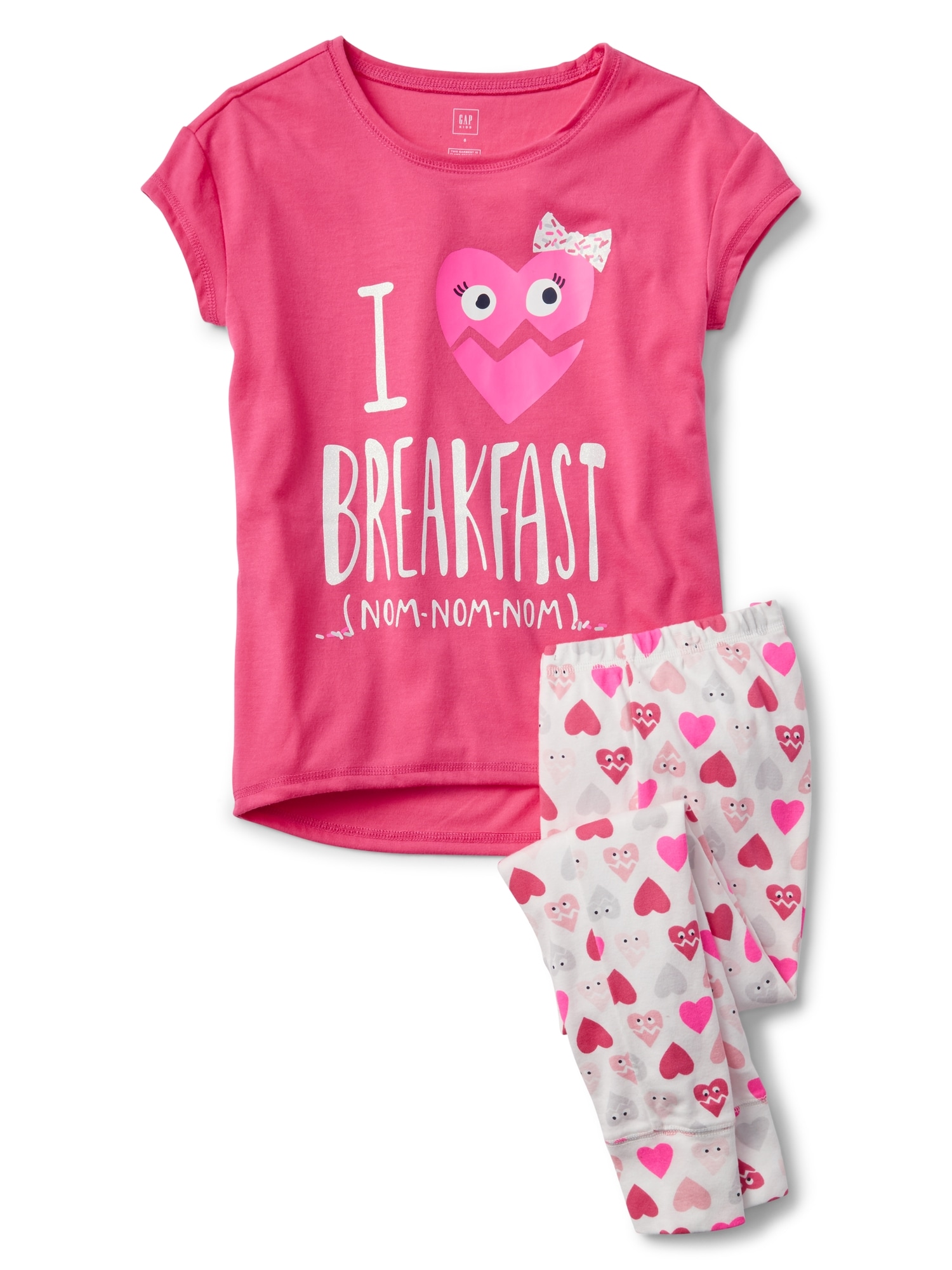 Heart Short Sleeve PJ Set | Gap