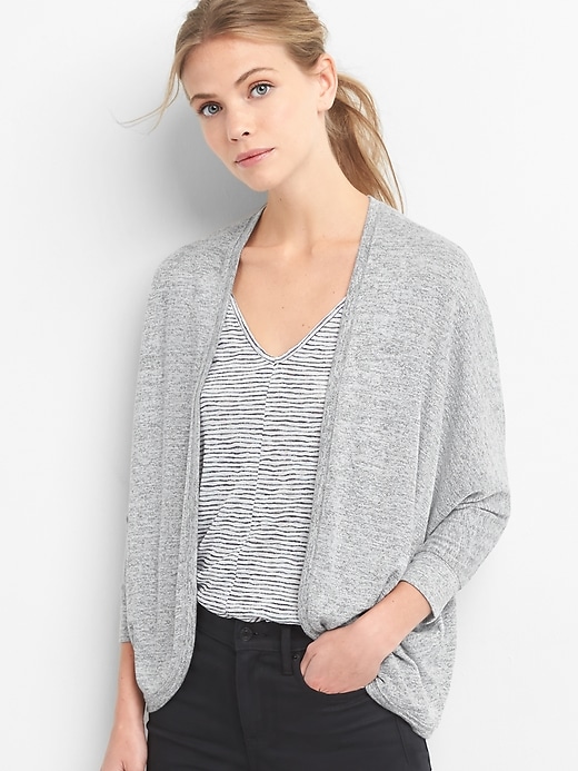 Softspun open-front cardigan | Gap