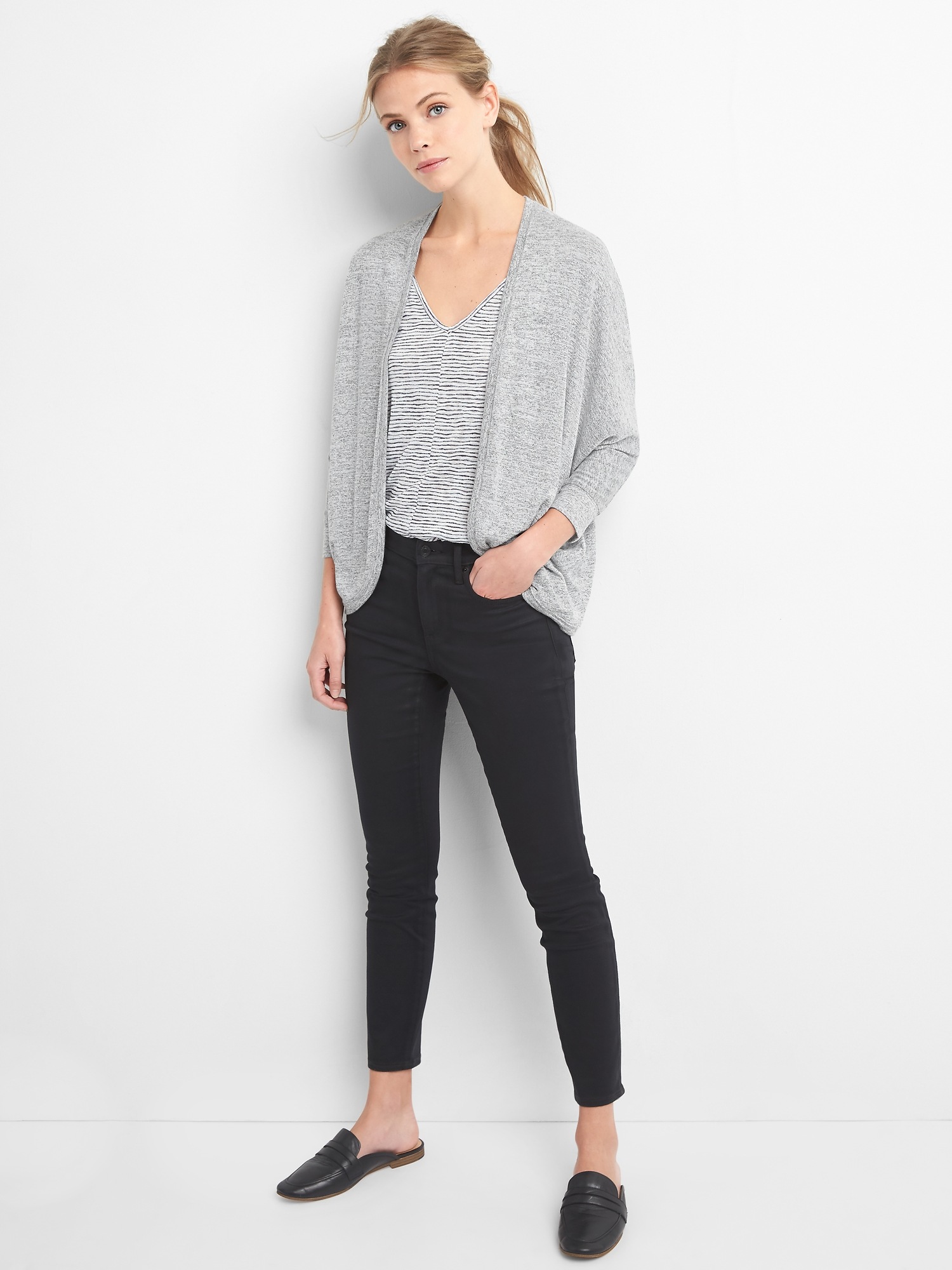 Softspun open-front cardigan | Gap