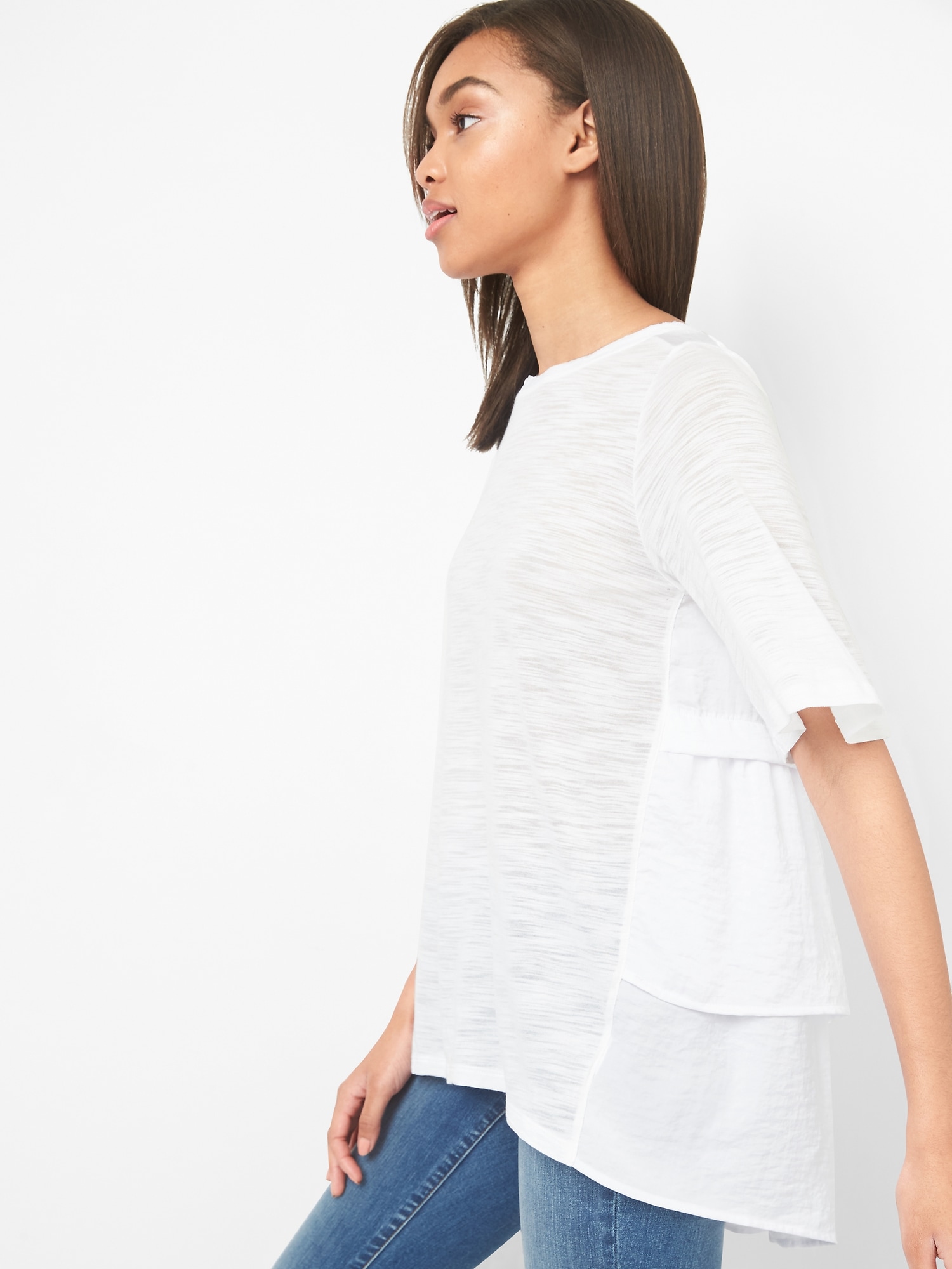 Tiered-back tee | Gap