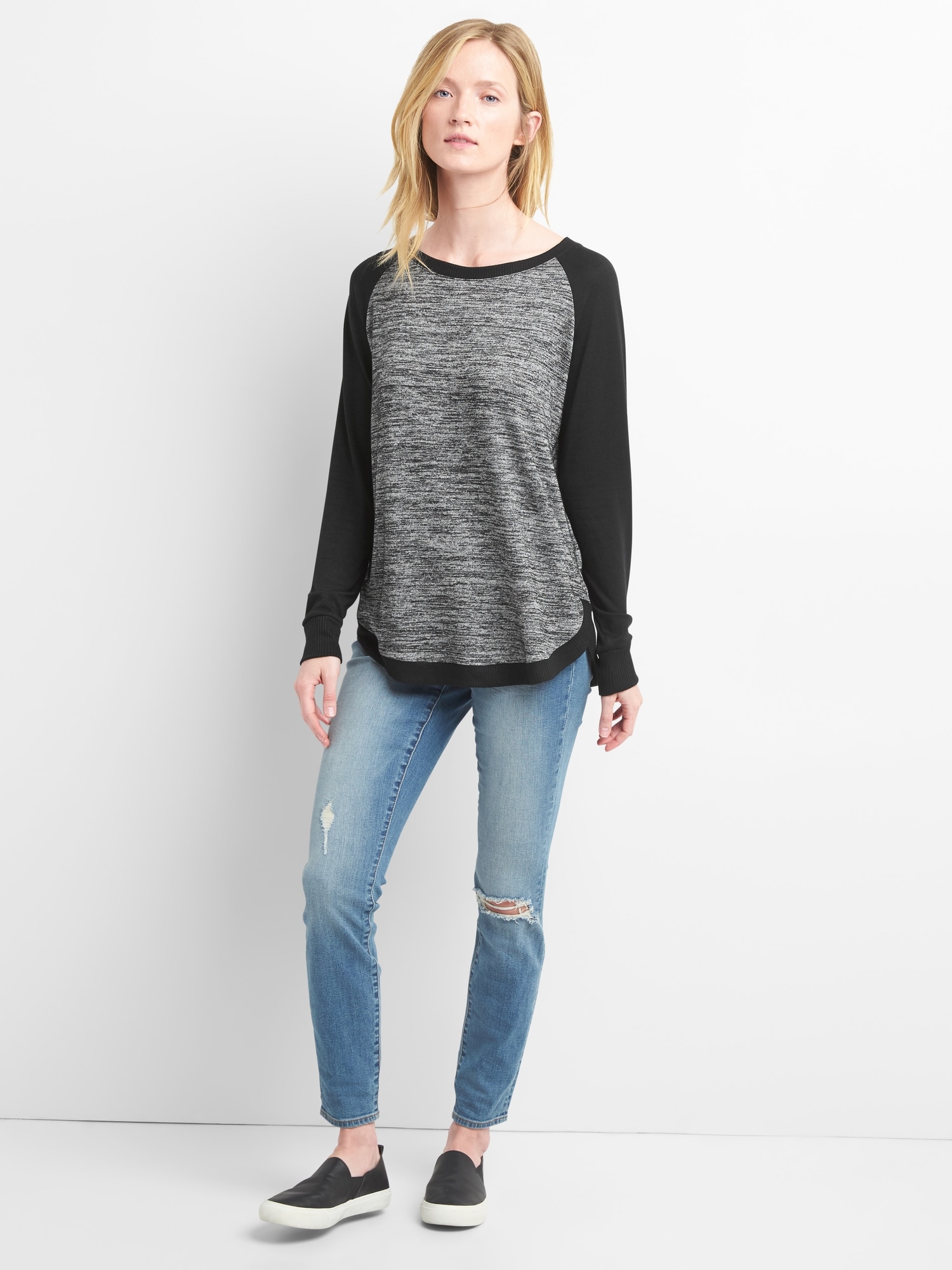 Softspun raglan tunic | Gap