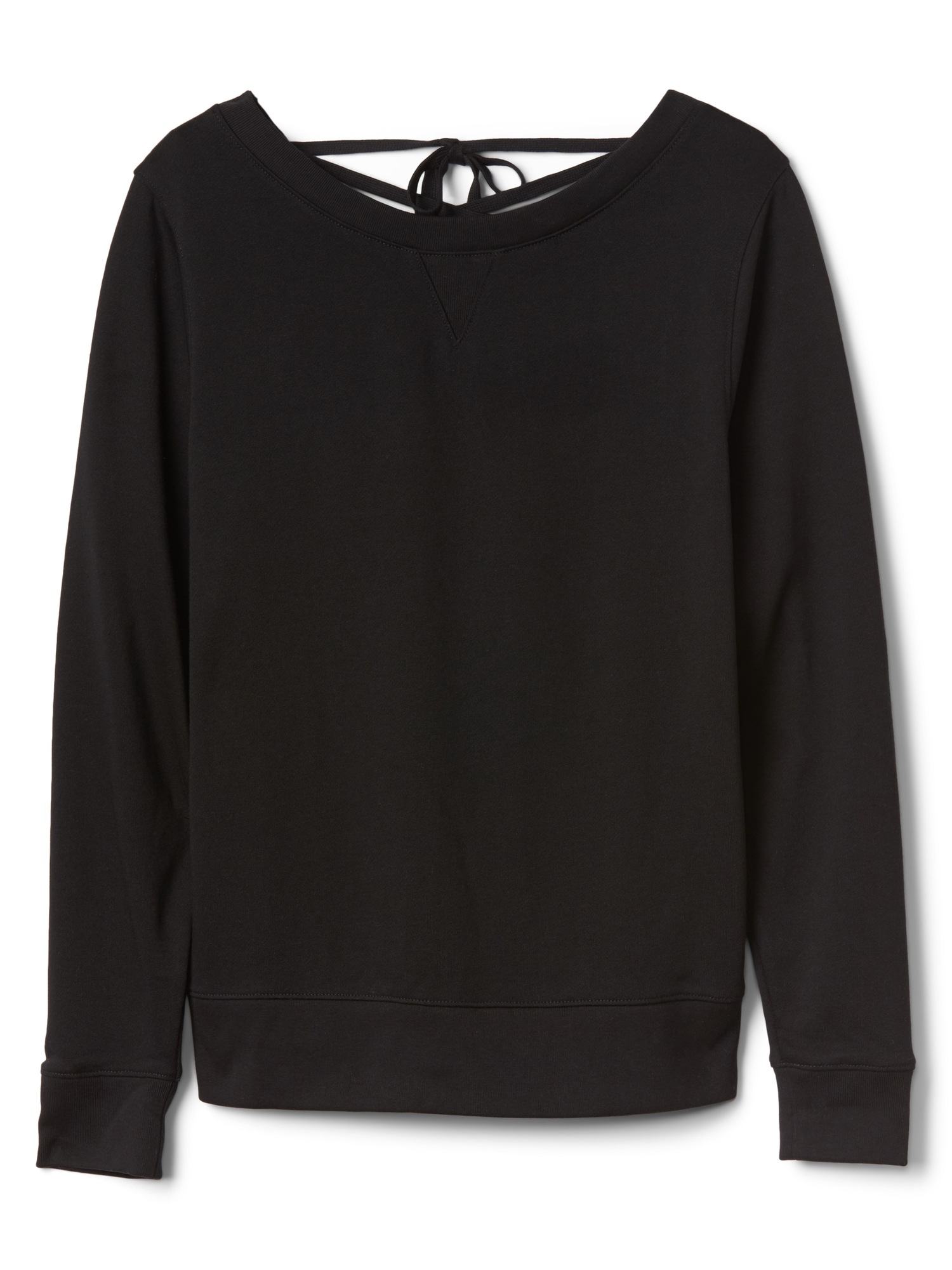 Lace-Up Back Pullover Sweatshirt | Gap