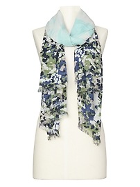 Print Fringe Scarf | Gap
