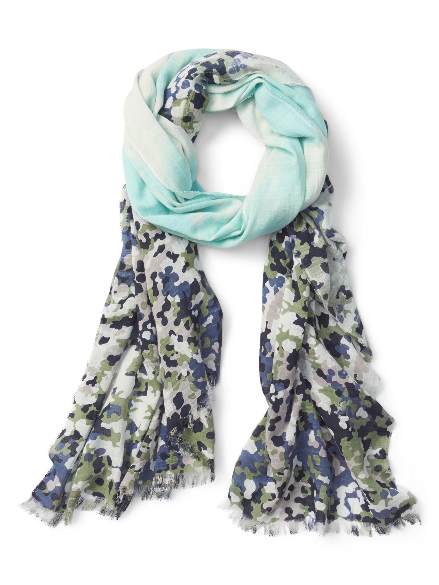 Print Fringe Scarf | Gap