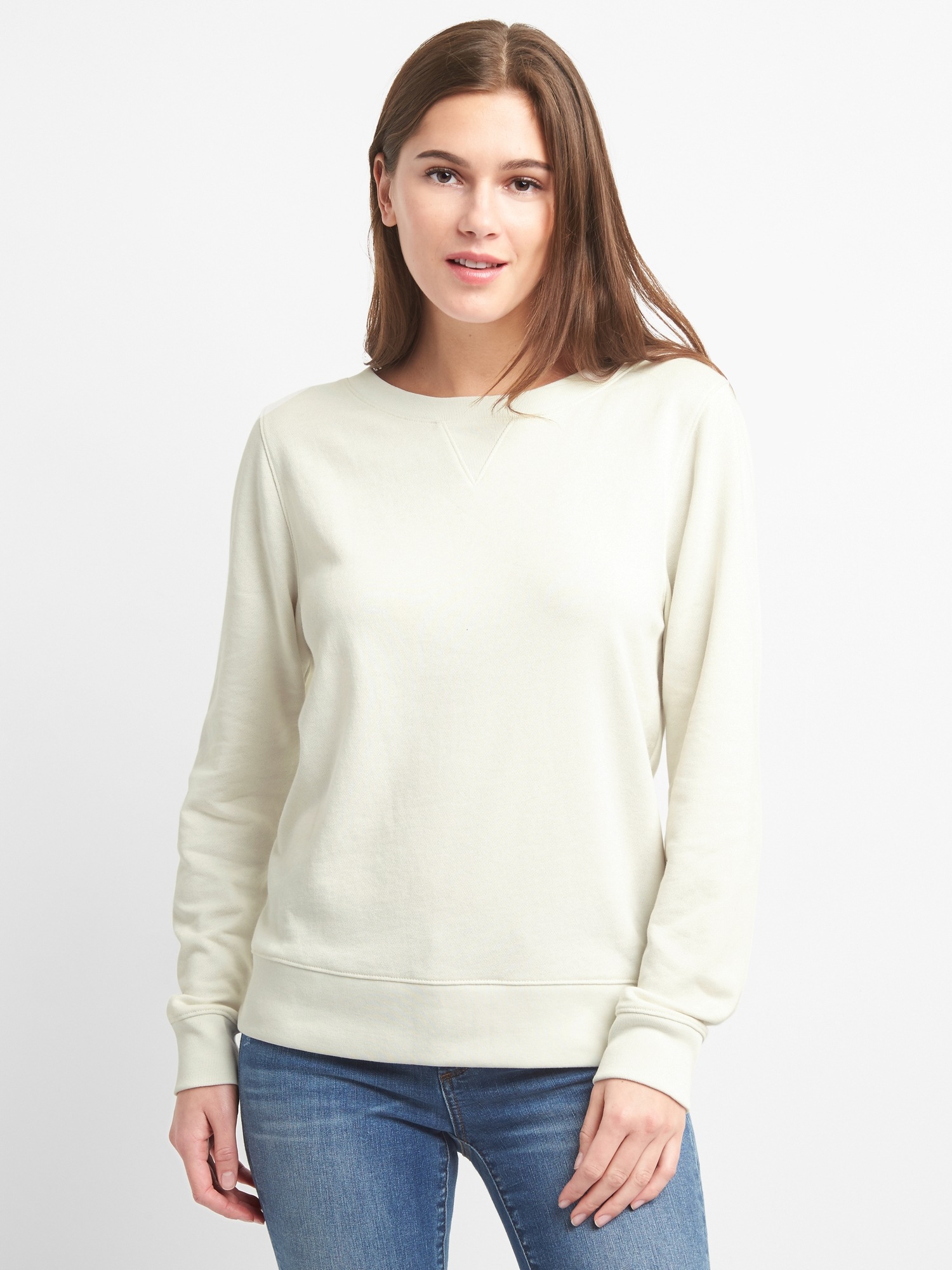 Lace-Up Back Pullover Sweatshirt | Gap