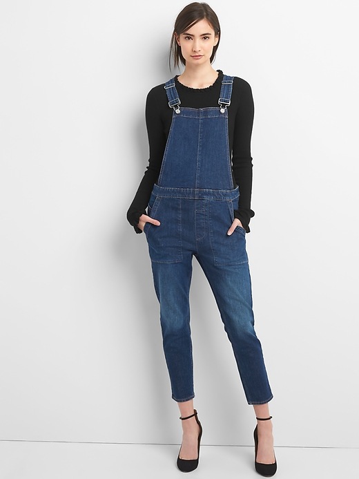Skinny denim overalls | Gap