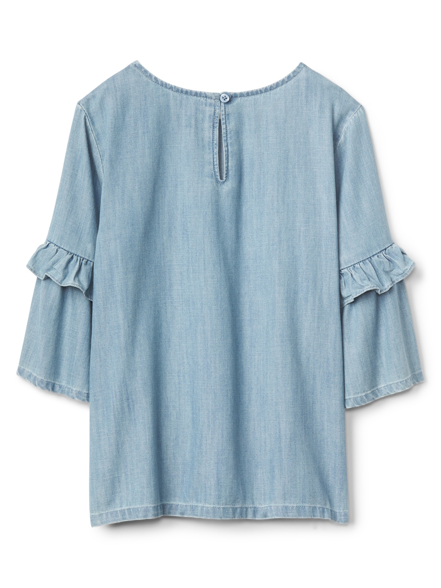 Denim Ruffle Top | Gap