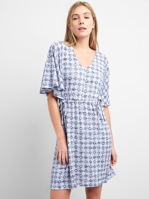 Softspun Flutter Sleeve Mini Dress | Gap
