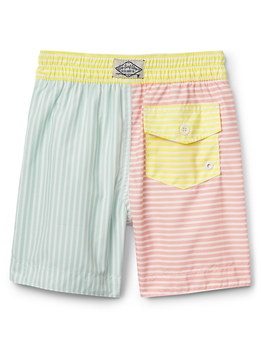 4" Colorblock Wave Swim Trunks | Gap