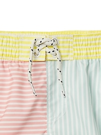 4" Colorblock Wave Swim Trunks | Gap