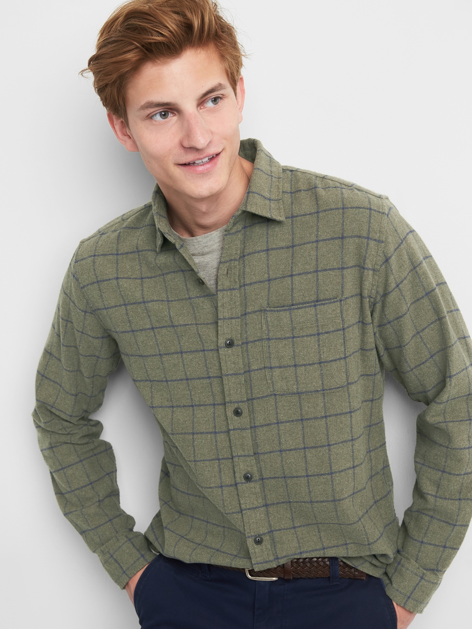Flannel standard fit shirt | Gap