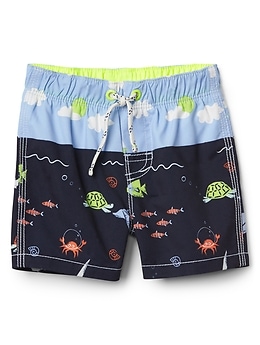 Sea Creature Swim Trunks | Gap