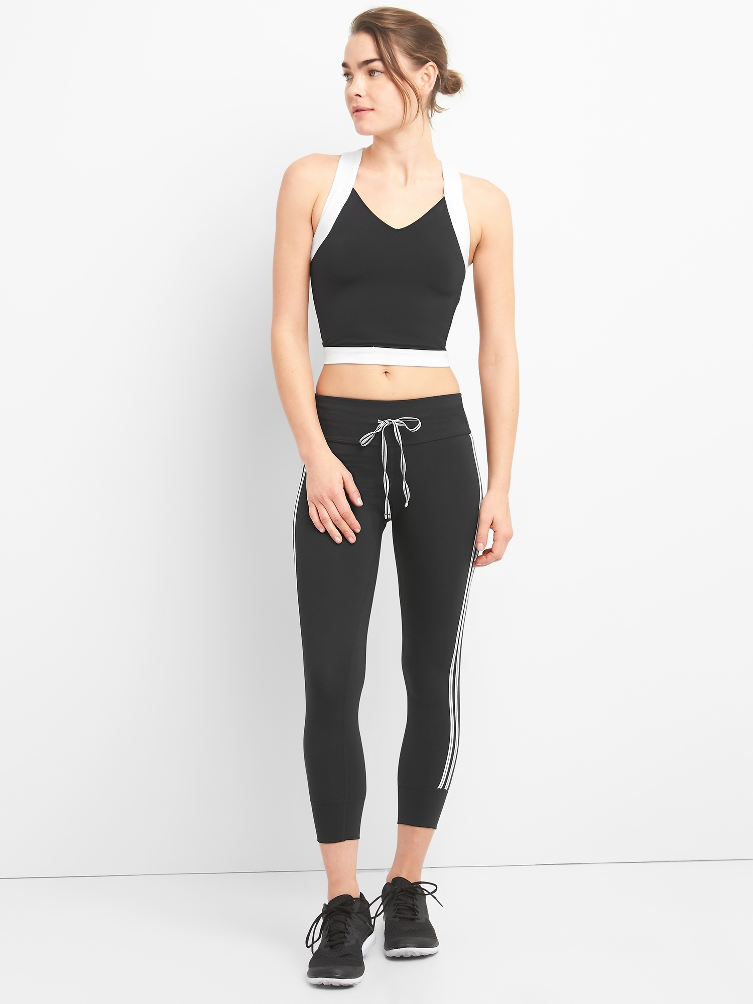 Gapfit Crop Tank With Crossback Straps Gap