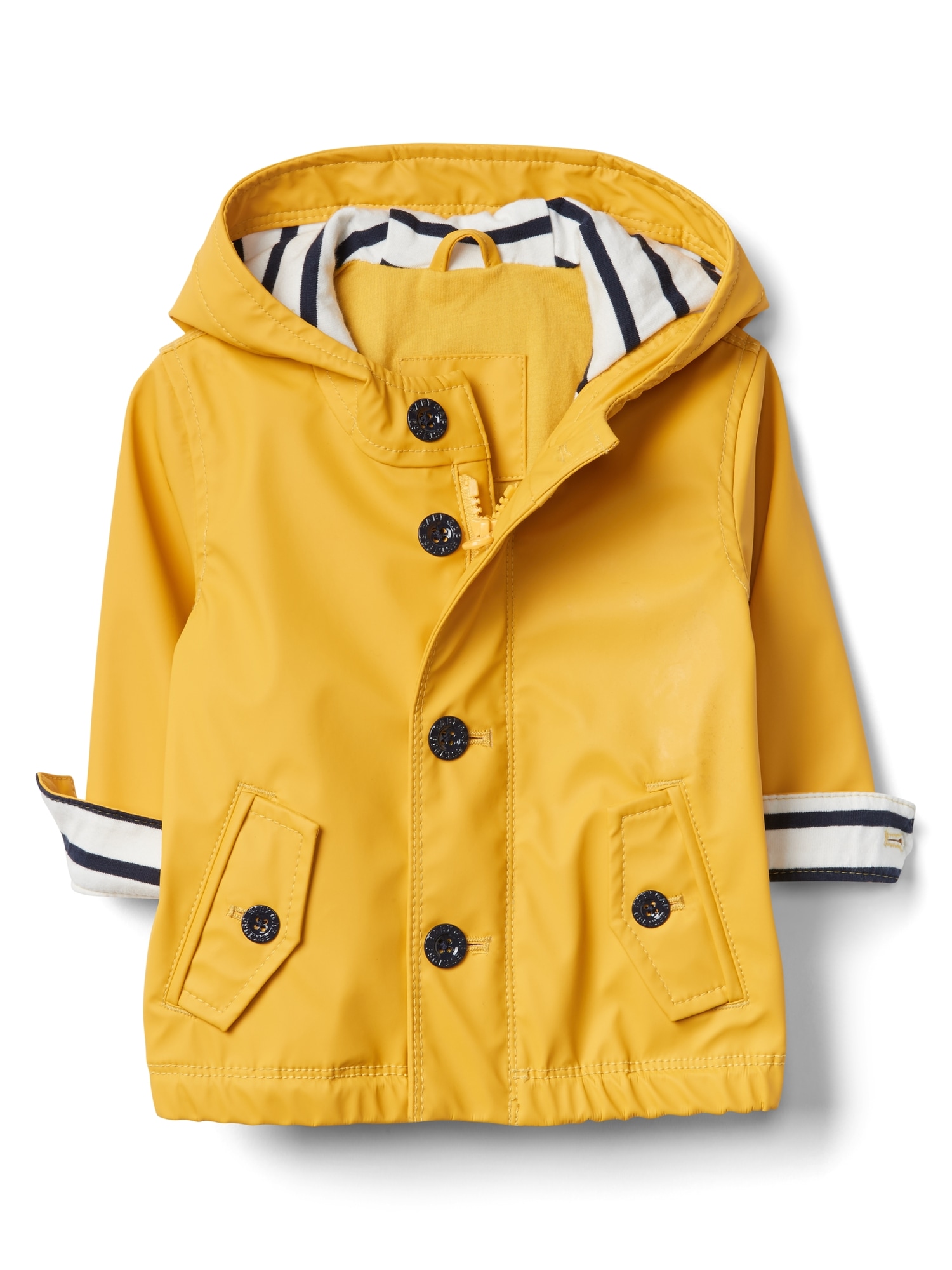 Jersey-Lined Raincoat | Gap