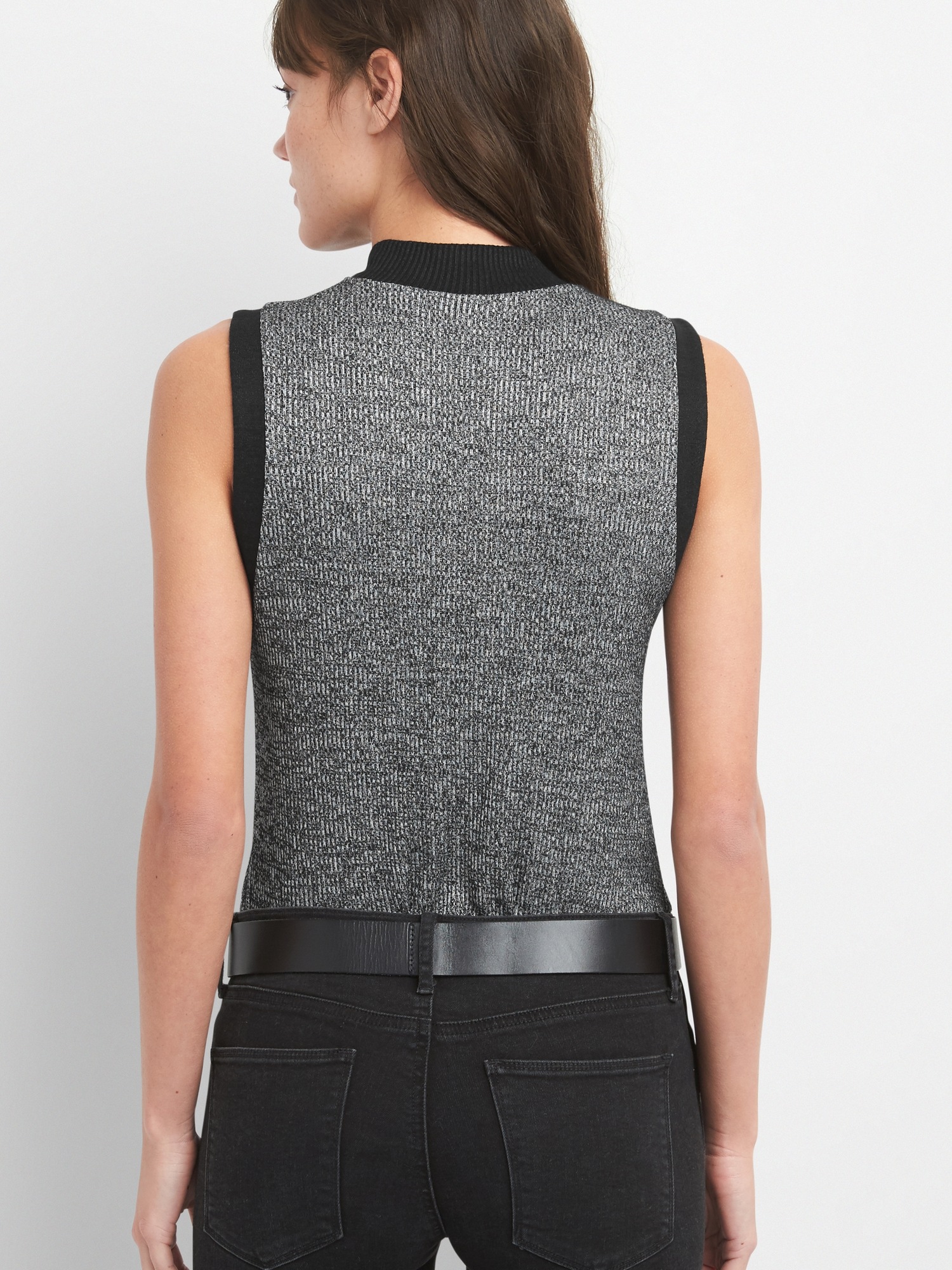 Softspun sleeveless mockneck | Gap