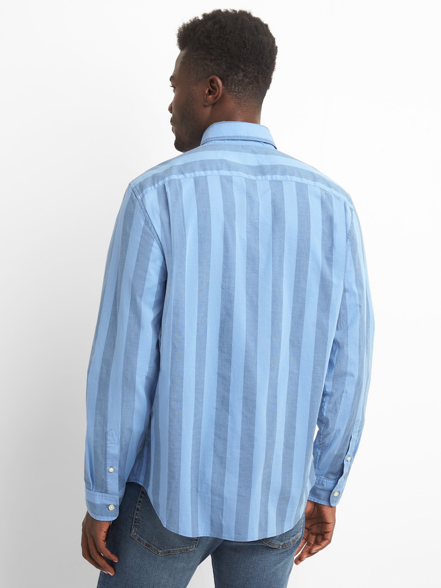 Lived-In True Wash Poplin Shirt | Gap