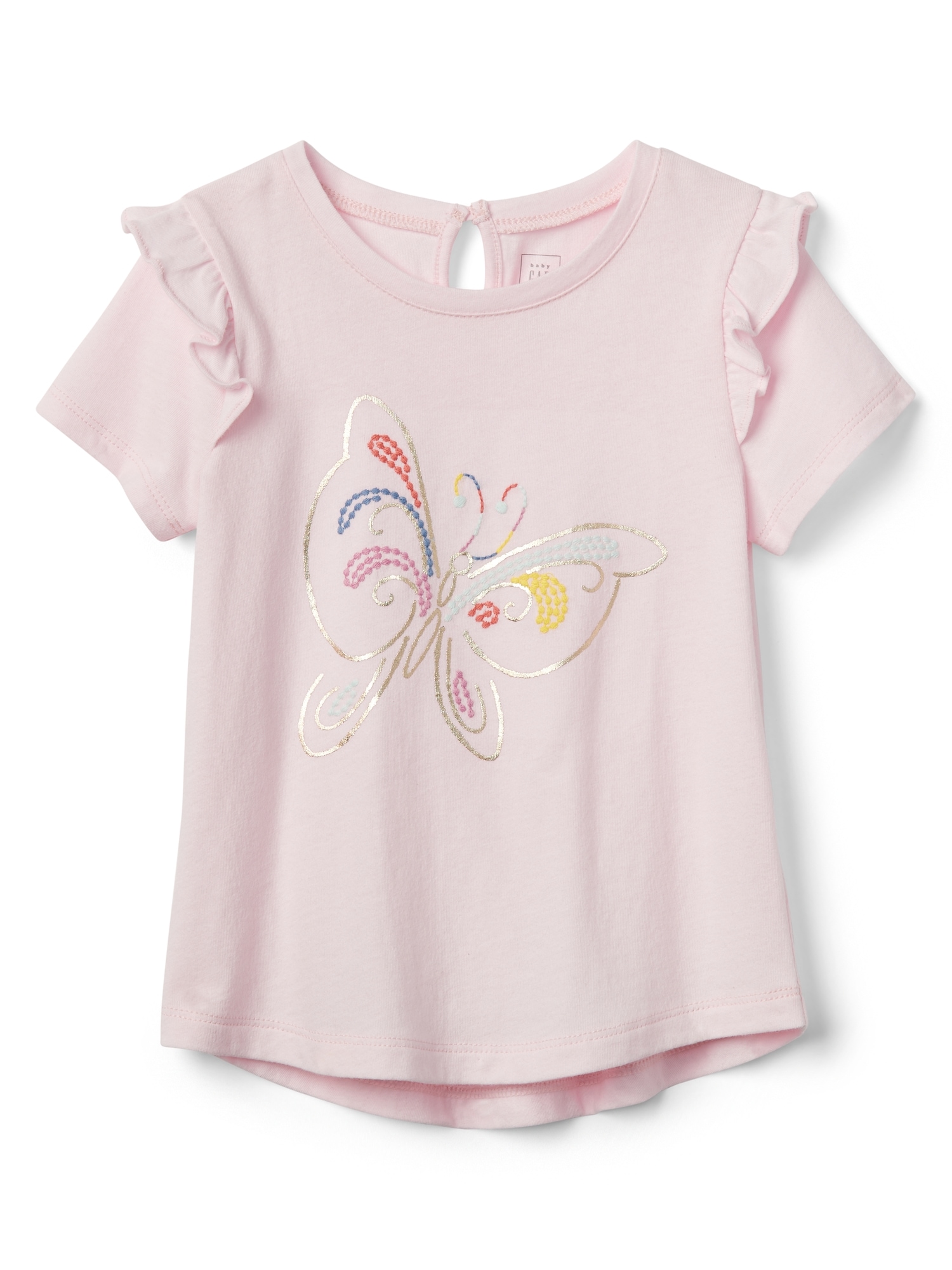 Ruffle Graphic T-Shirt | Gap