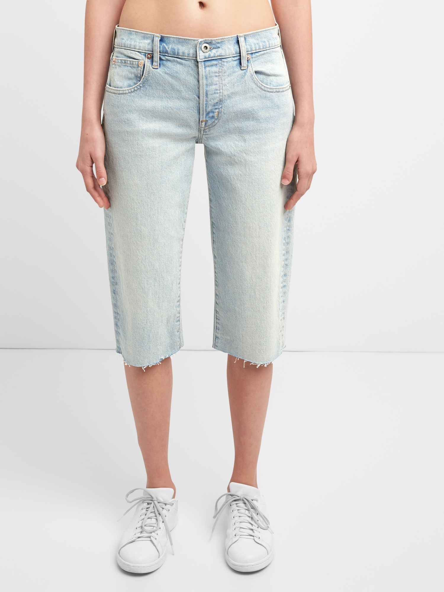 Cone Denim® High Rise Super Crop Jeans | Gap