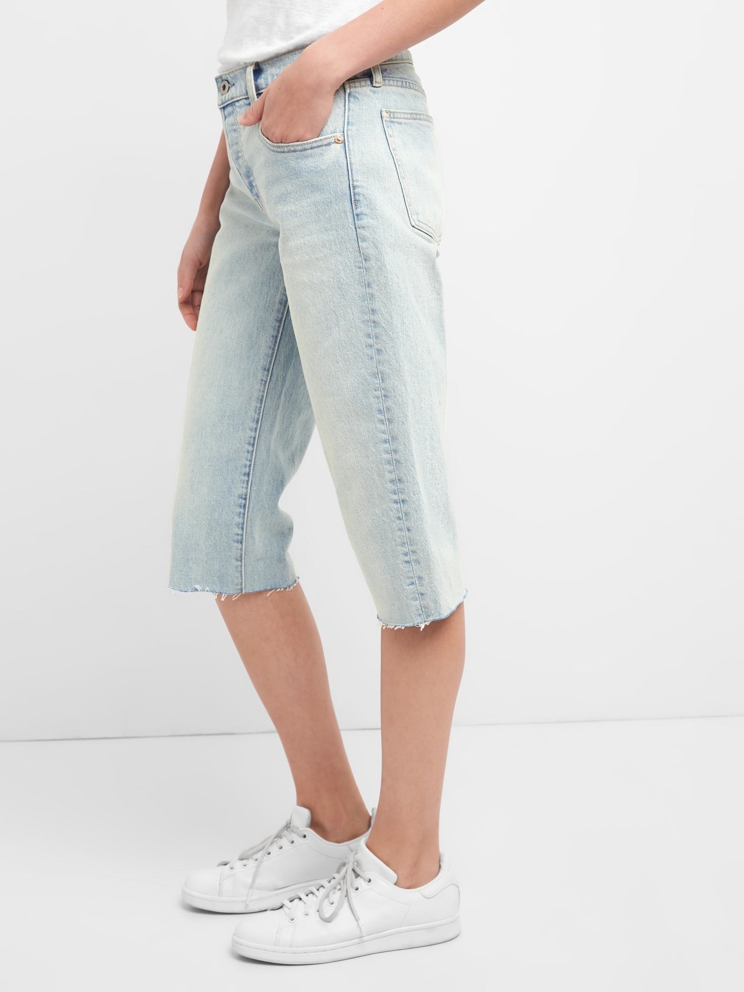 Cone Denim® High Rise Super Crop Jeans | Gap