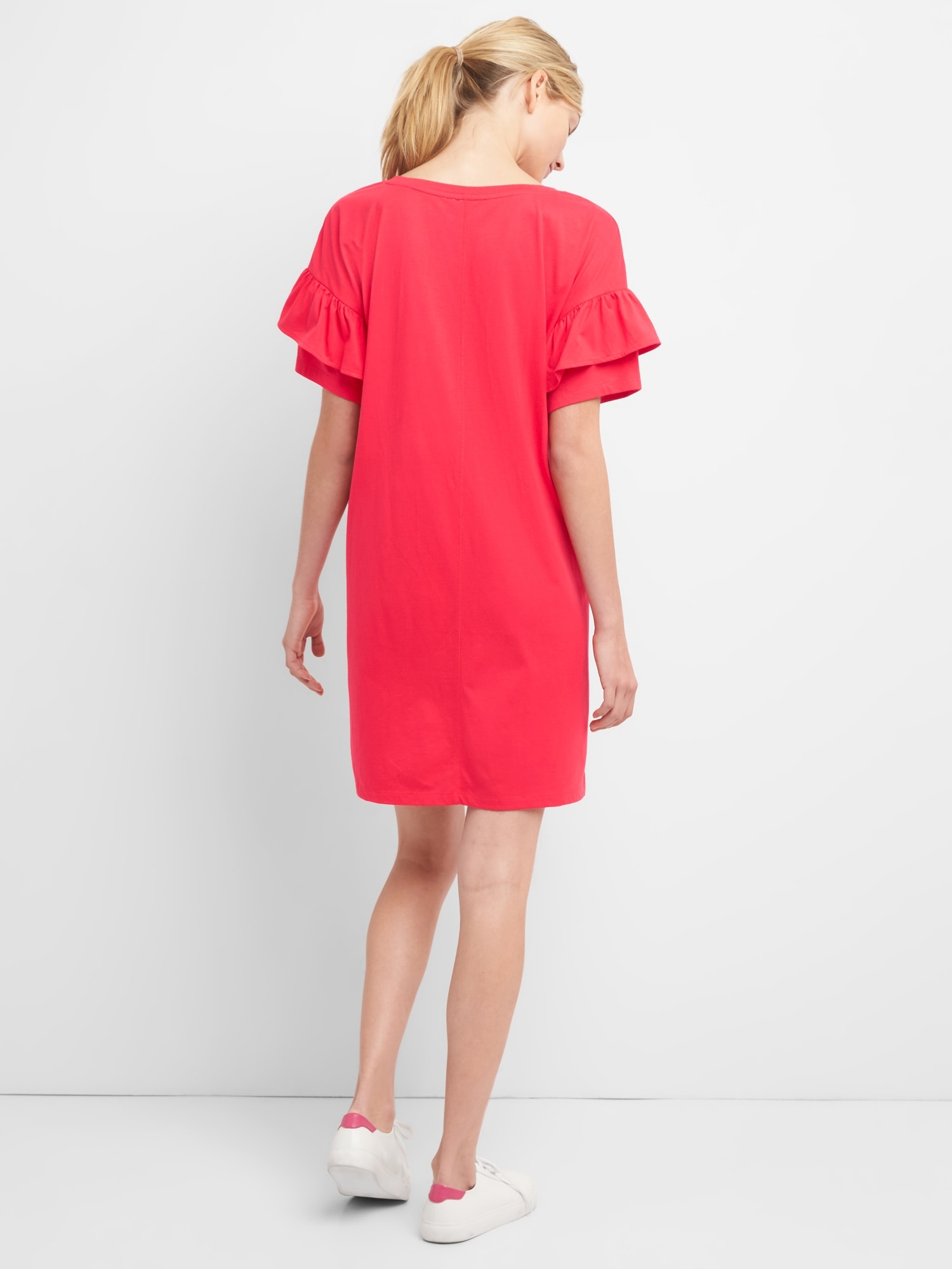 Ruffle Sleeve T-Shirt Dress | Gap